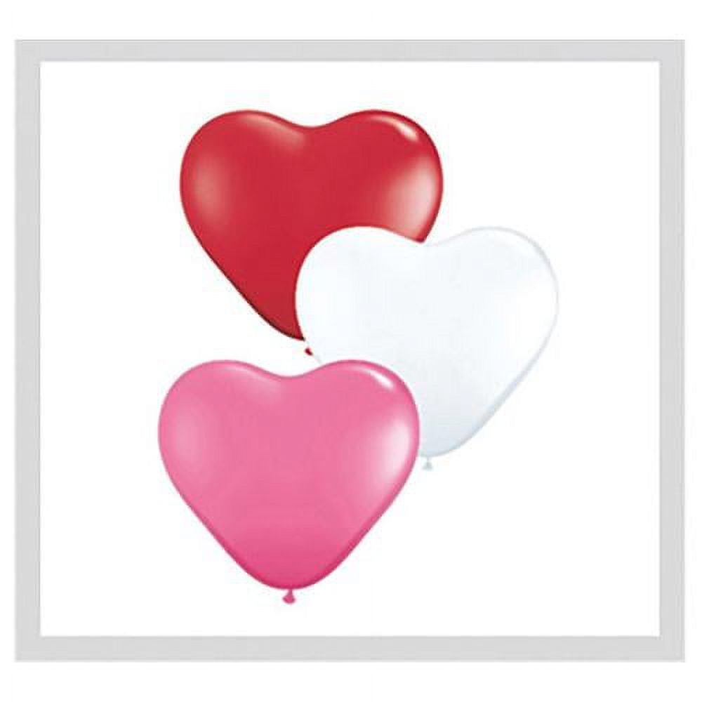 LOONBALLOON Hearts Balloons, 15″ HEARTS - LOVE ASSORTMENT - Walmart.com