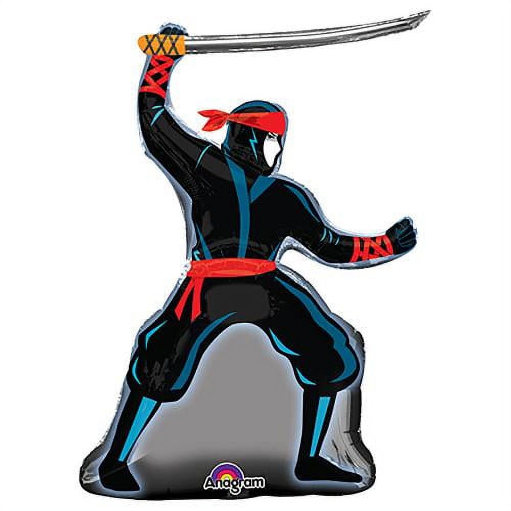 LOONBALLOON Ninja Balloons, 34″ STEALTH NINJA - Walmart.com