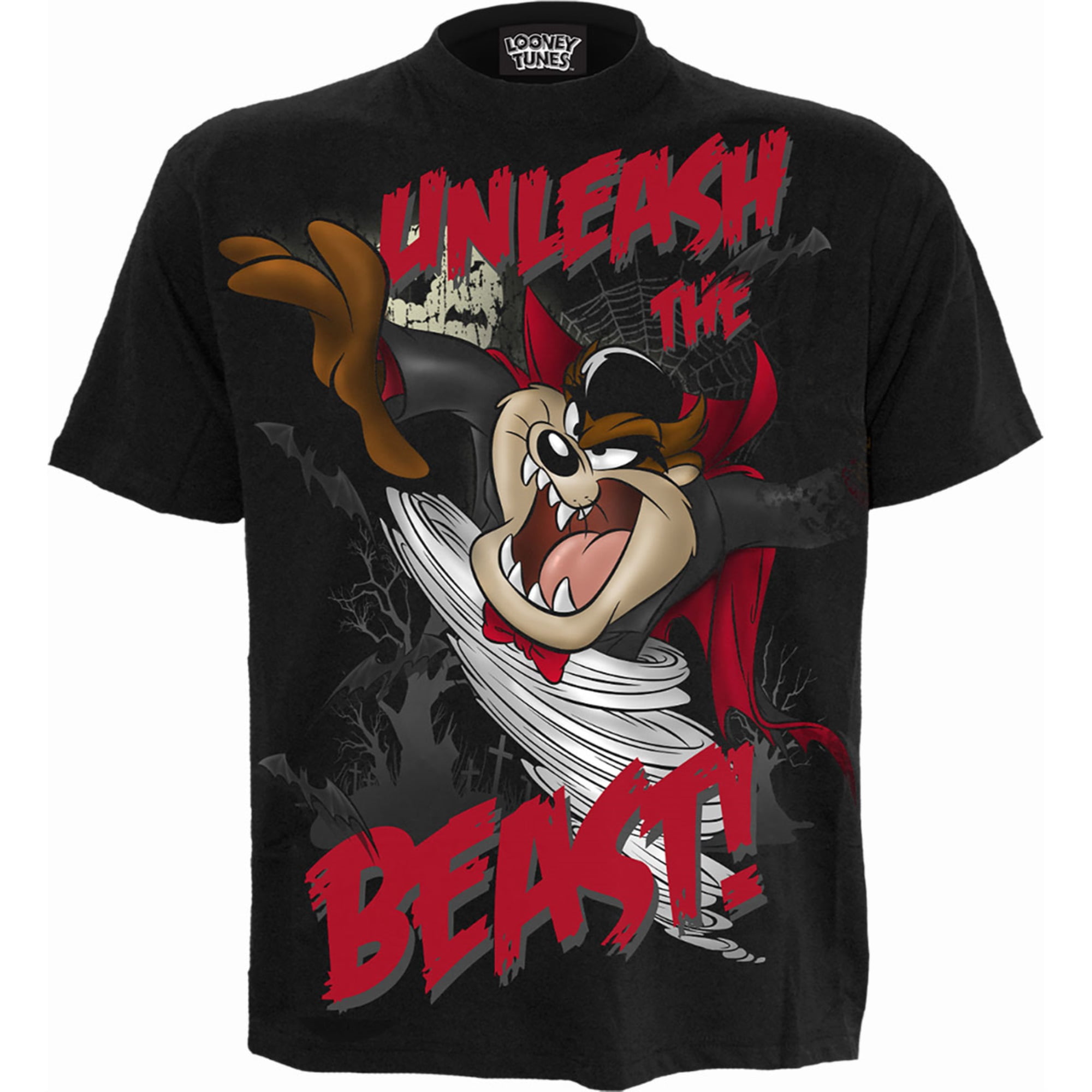 Spiral Direct Gothic TAZ - UNLEASH THE BEAST - Front Print T-Shirt ...