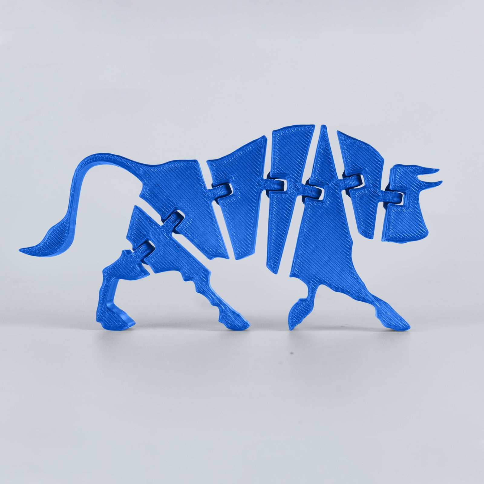 LOONLAI 3D Printed Cattle, 5in Cattle Inside Fidget Toys for Adults, 3D ...