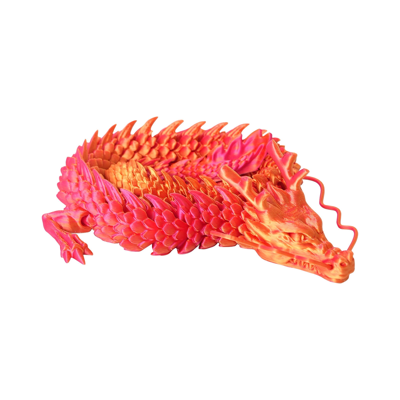 LOONLAI 3D Printed Dragon, 60cm Long Chinese Dragon, Movable Dragon Toy ...