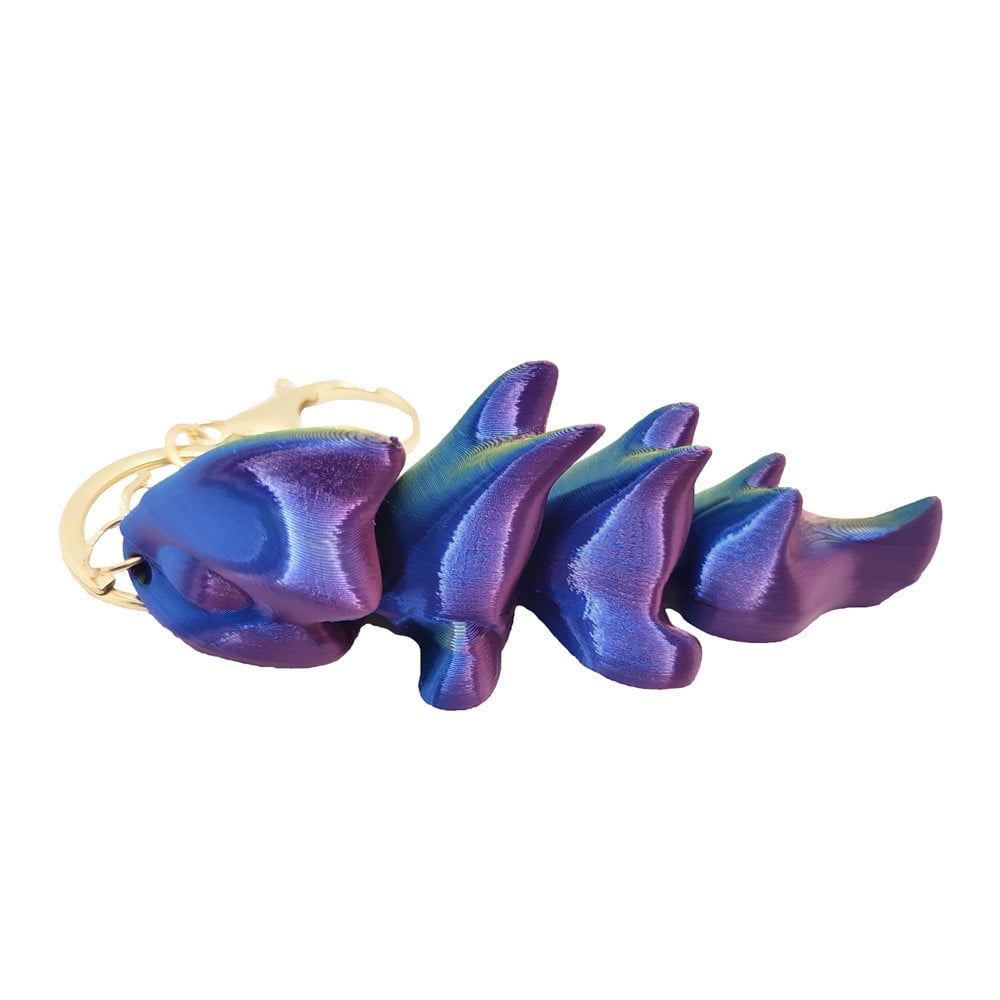 LOONLAI 3D Printed Dragon Keychain, 3D Printed Dragon Keychain, 3D ...