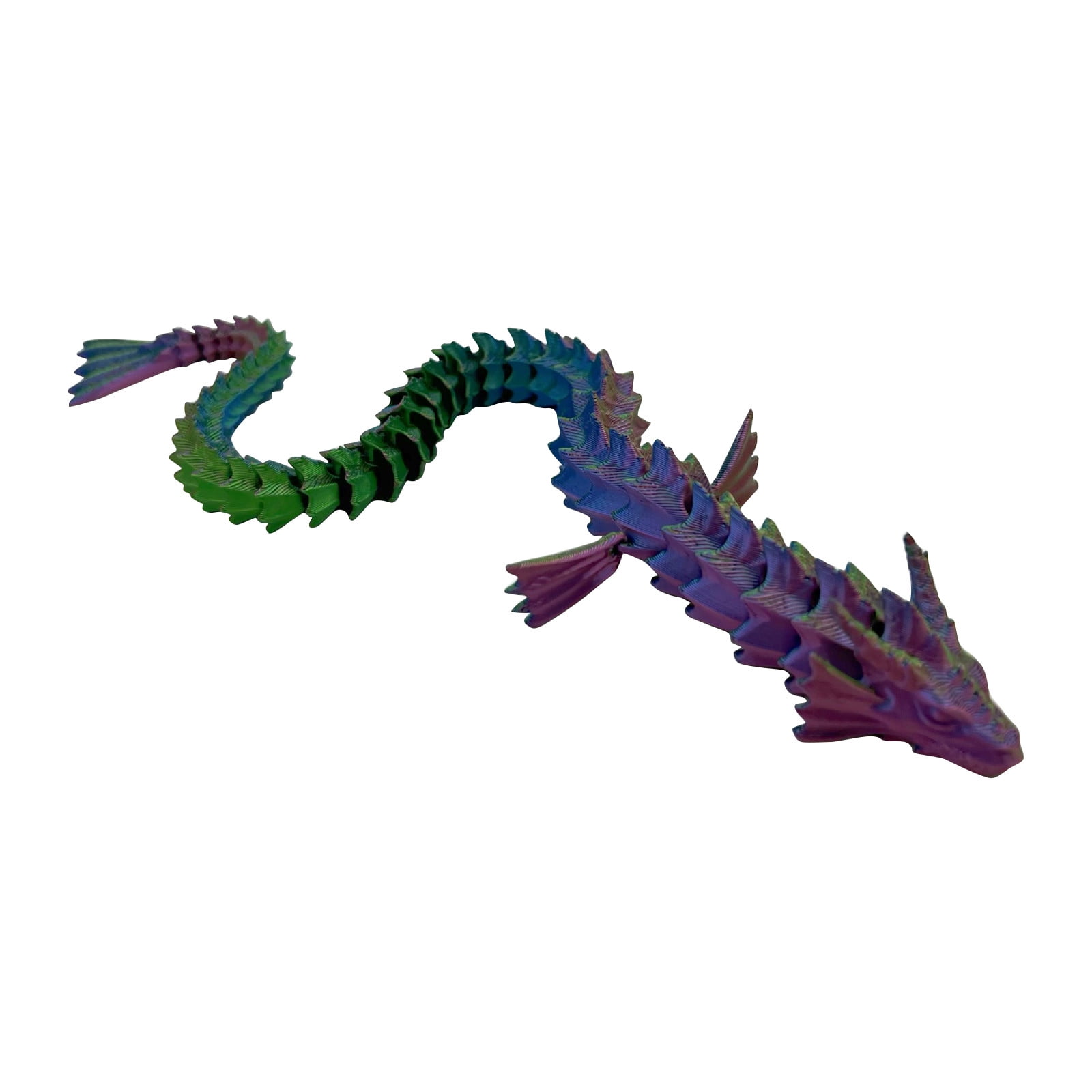 LOONLAI 3D Printed Dragon Toy, Foldable 3D Printed Dragon Toy, Flexible ...