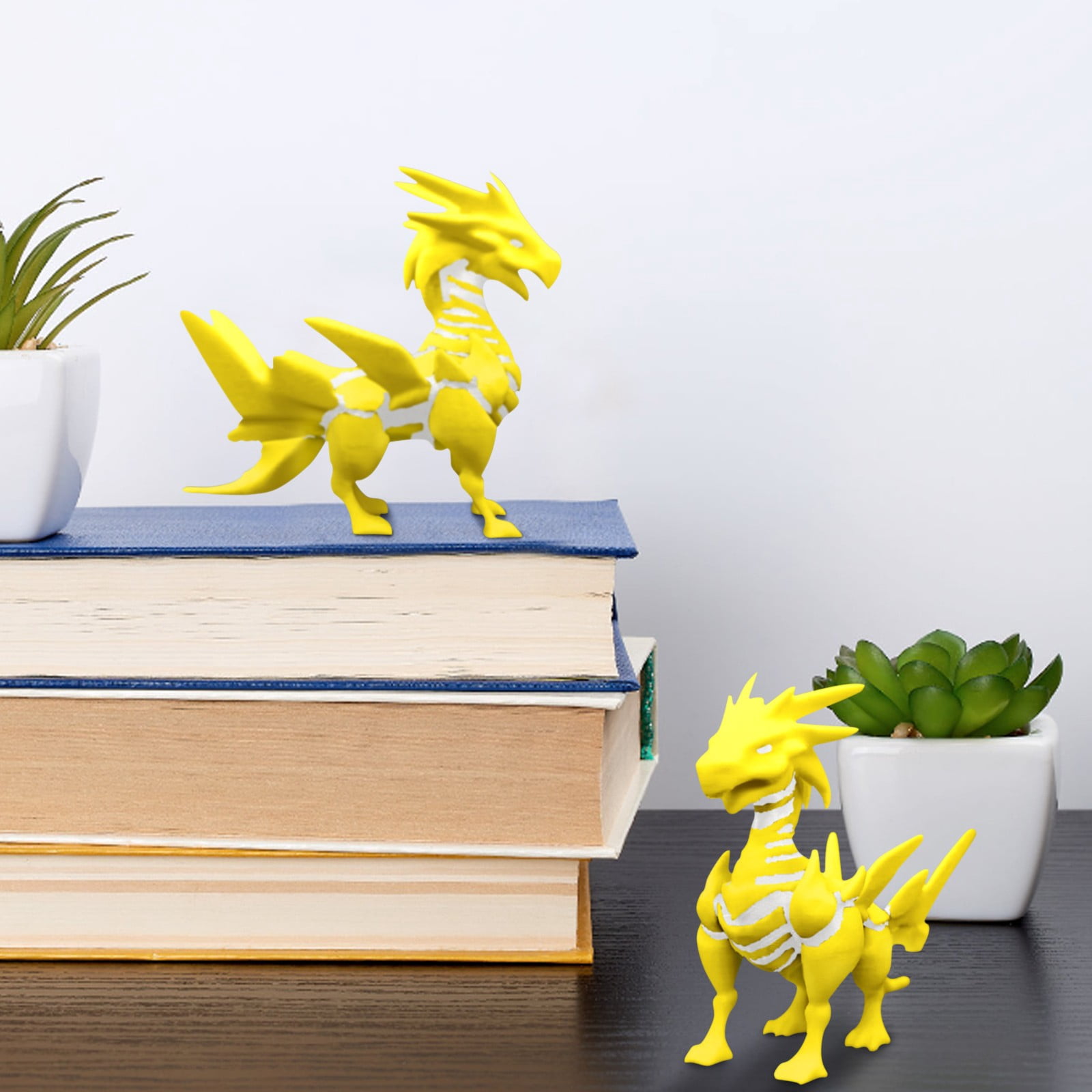 LOONLAI 3D Printed Movable Joint Evil Dragon Model Toy for Display ...