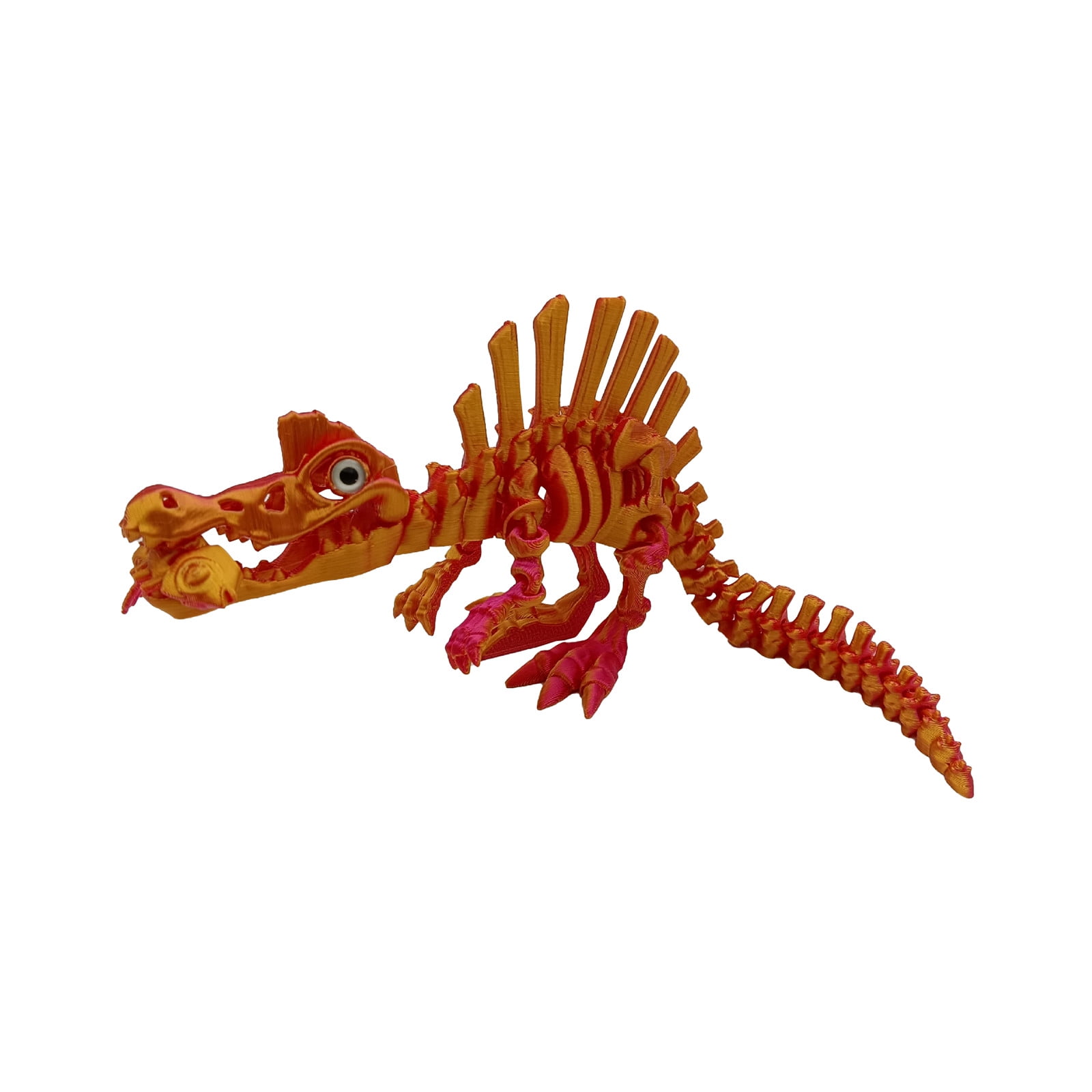 LOONLAI 3D Printed Movable Spinosaurus Skeleton Toy, Spinosaurus ...