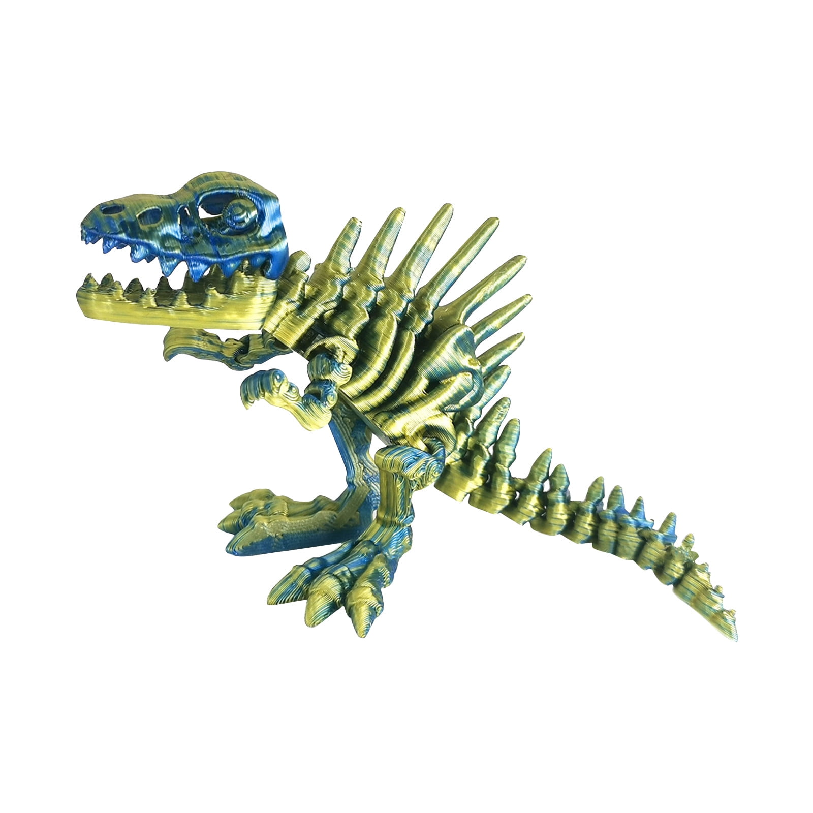 LOONLAI 3D Printed Movable Spinosaurus Skeleton Toy, Spinosaurus ...