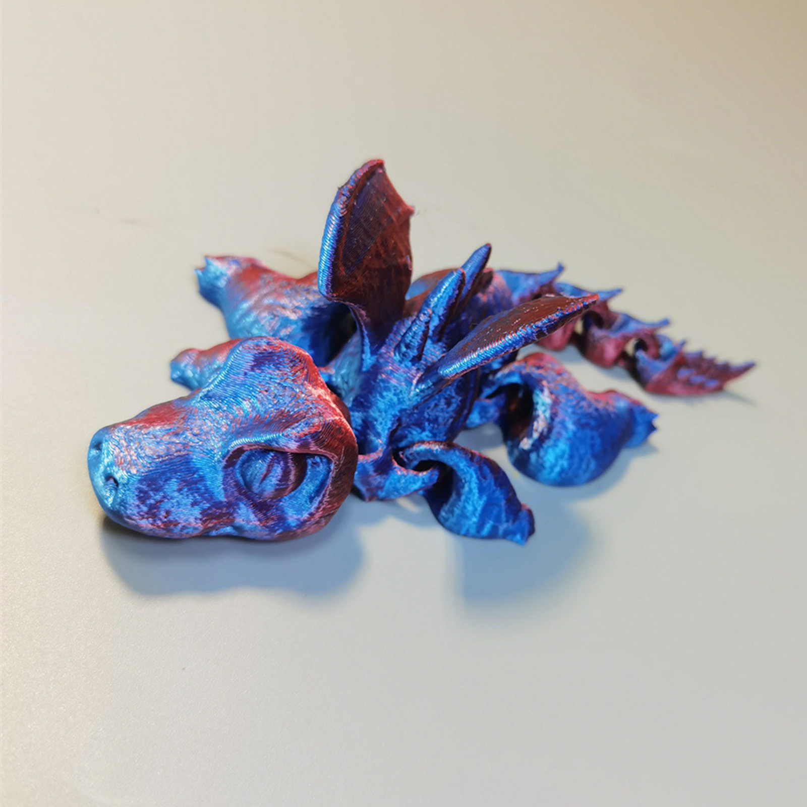 LOONLAI 3D Printed Movable Toy,3D Printed Dragon Fidget Toy Home Office ...