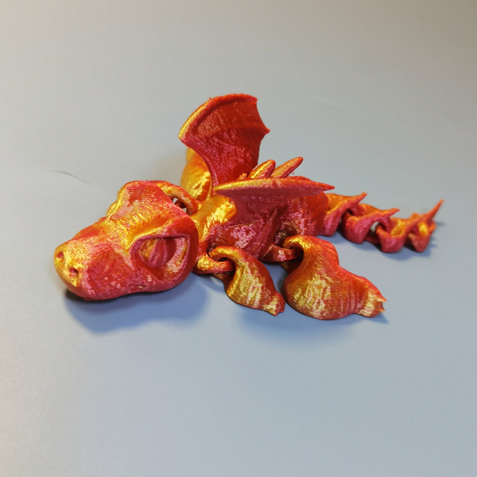 LOONLAI 3D Printed Movable Toy,3D Printed Dragon Fidget Toy Home Office ...