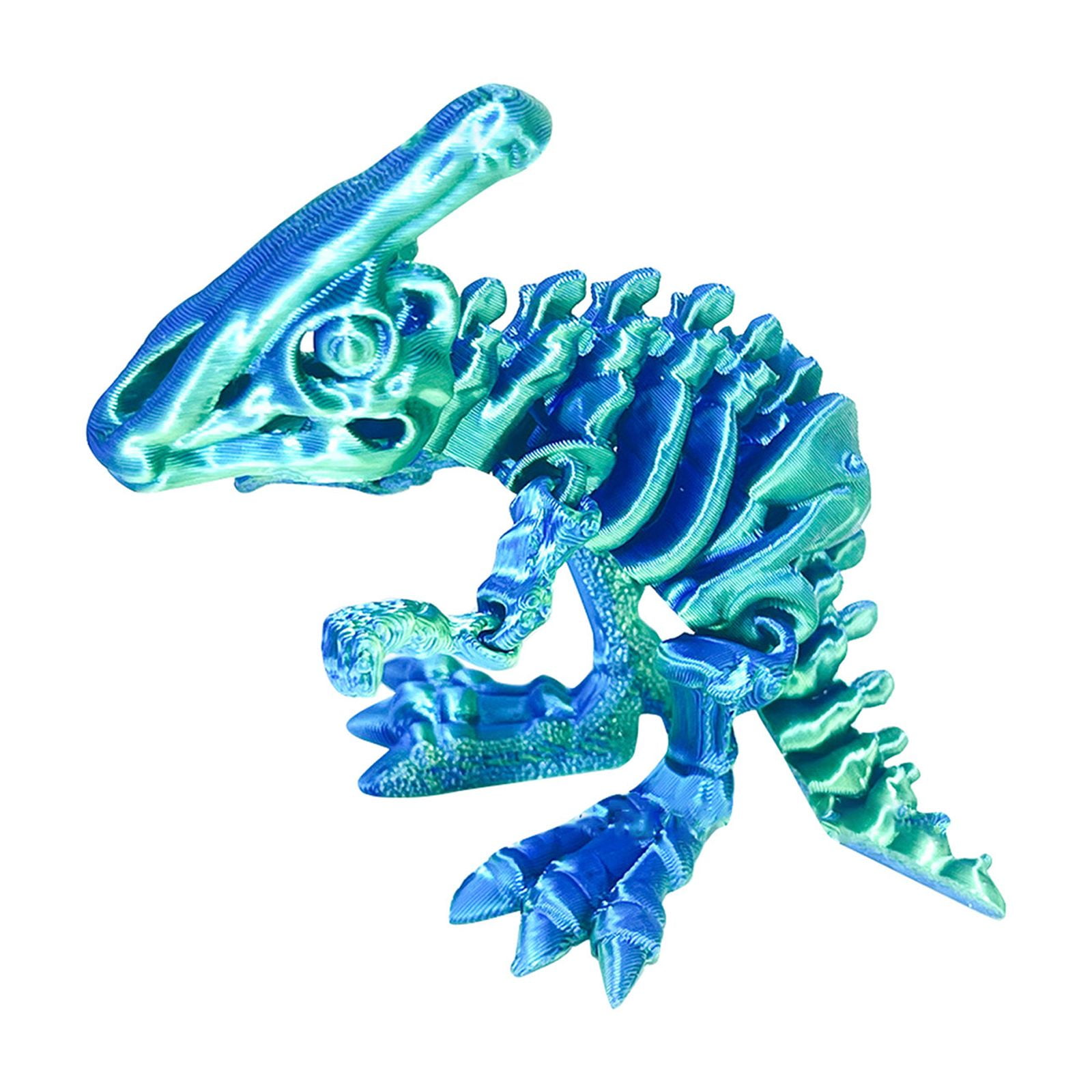 LOONLAI 3D Printed Parasaurolophus Skeleton, With Joints For Adults, 3D ...