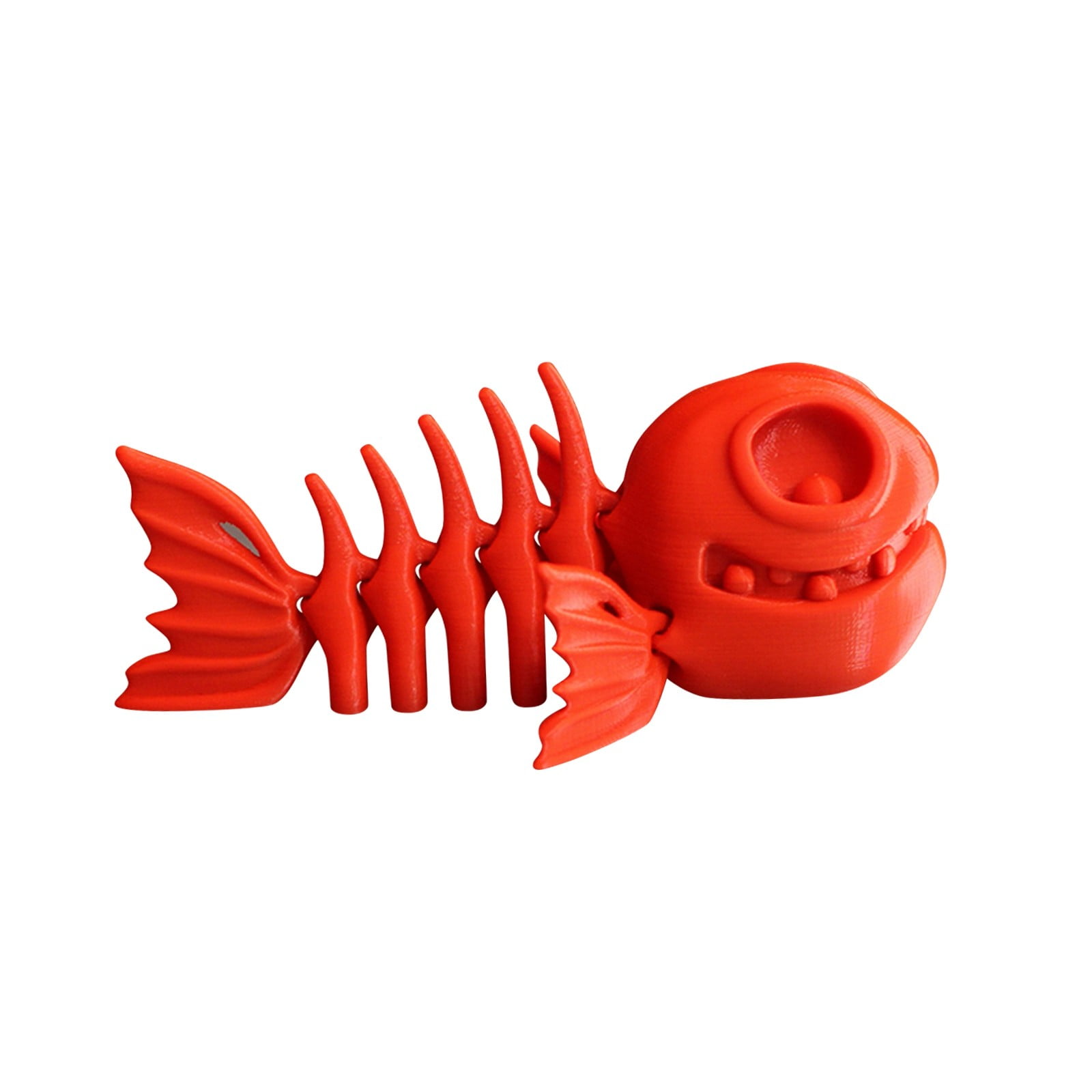 LOONLAI 3D Printed Skeleton Fish Articulated Creative Toy Decorative ...