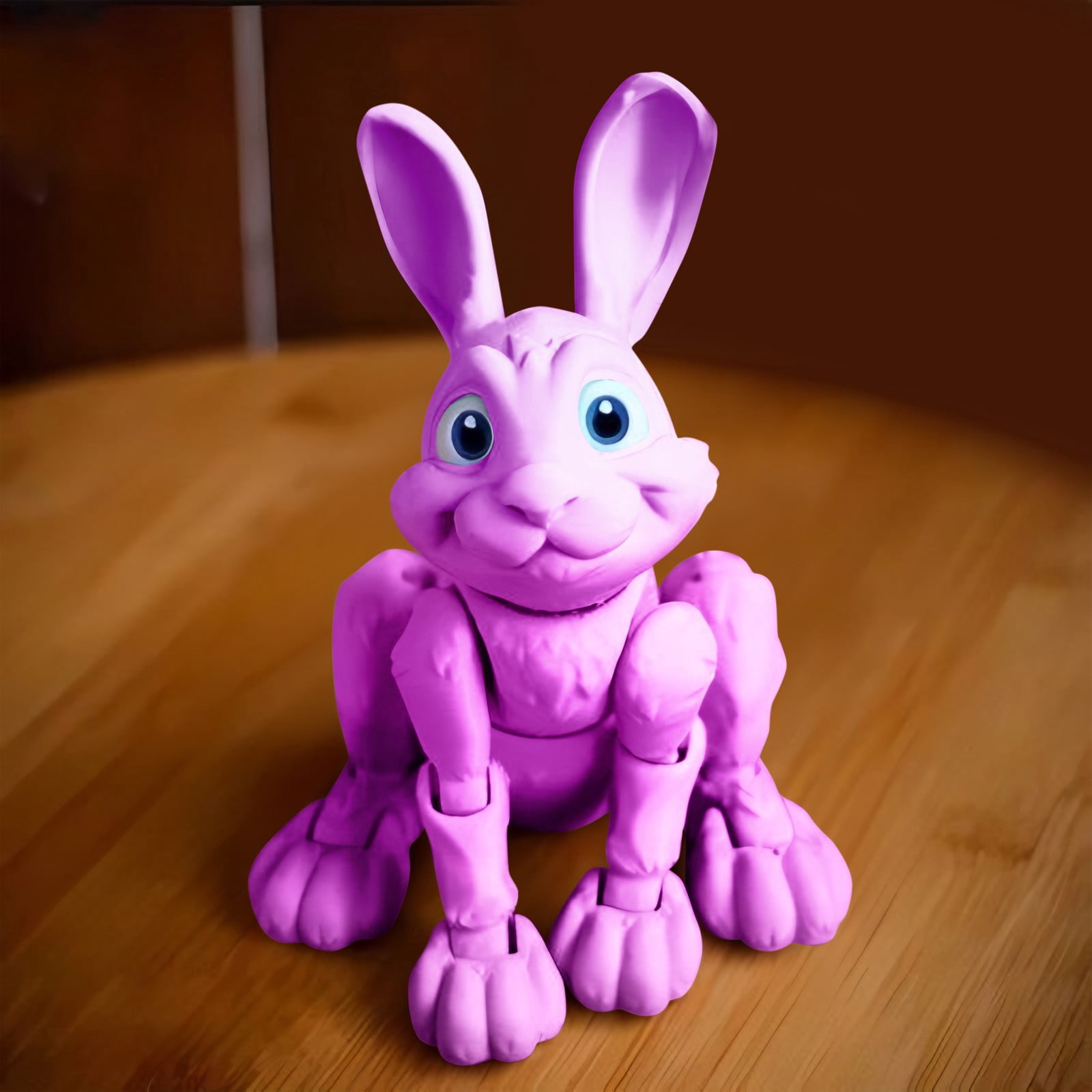 LOONLAI Flexibabies Cute Mini Bunny Rabbit Fully Articulated 3d Printed ...