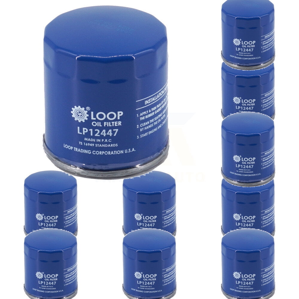 LOOP Engine Oil Filter (10 Pack) for Car Chevrolet GMC Silverado 1500 ...
