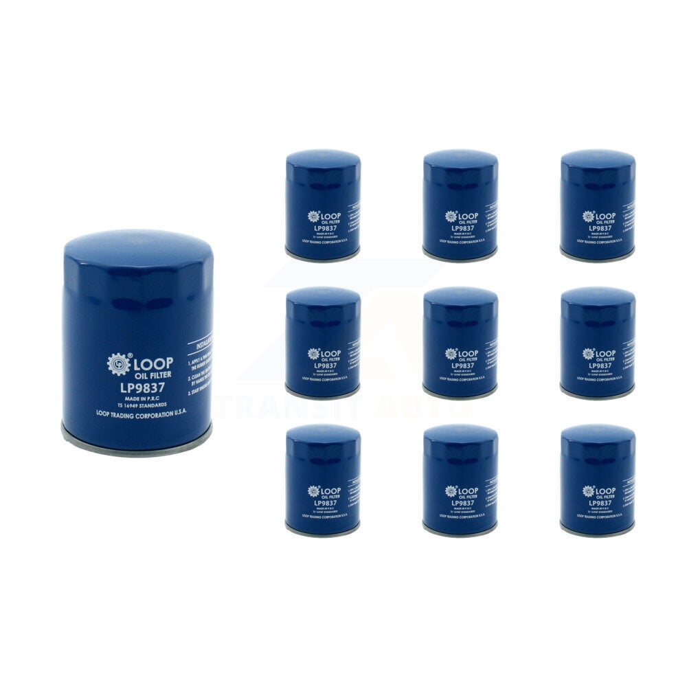 LOOP Engine Oil Filter (10 Pack) for Car Chevrolet Impala Pontiac ...