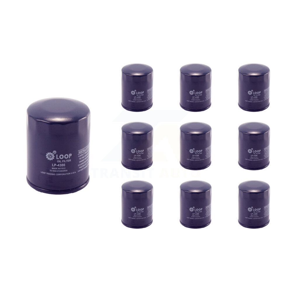 LOOP Engine Oil Filter (10 Pack) for Car Toyota Corolla Camry Matrix ...