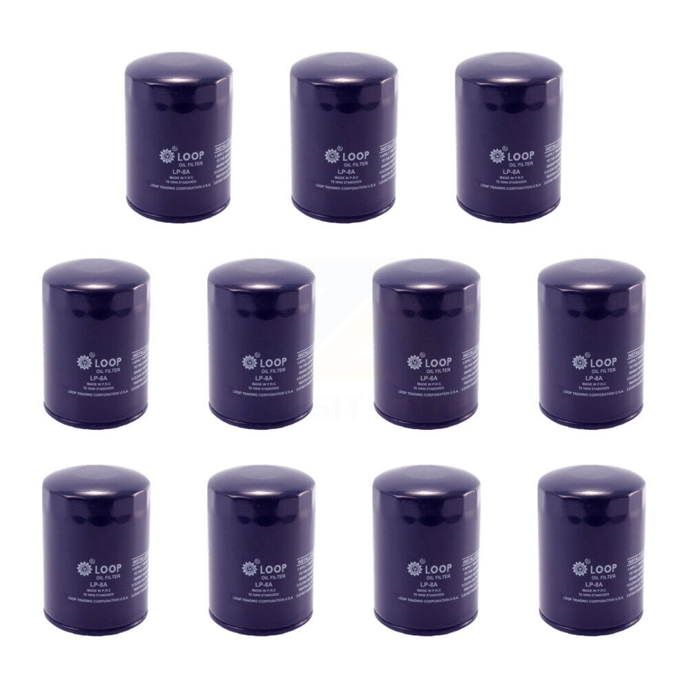 LOOP Engine Oil Filter (11 Pack) for Car Ford F-150 Mustang Ranger F ...
