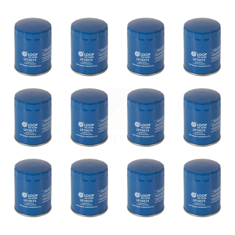 LOOP Engine Oil Filter (12 Pack) for Car Ford F-150 Chevrolet GMC ...