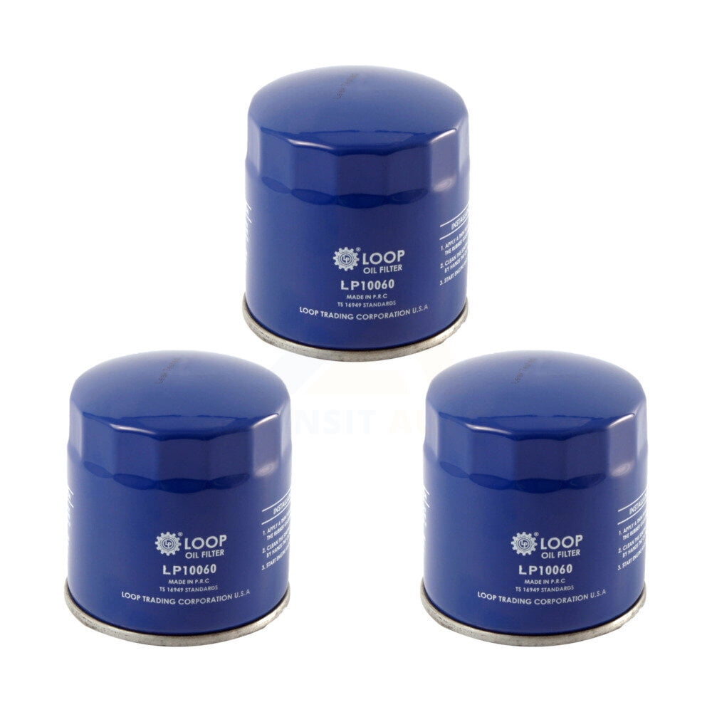 LOOP Engine Oil Filter (3 Pack) for Car Ram Jeep 1500 Chevrolet Dodge ...