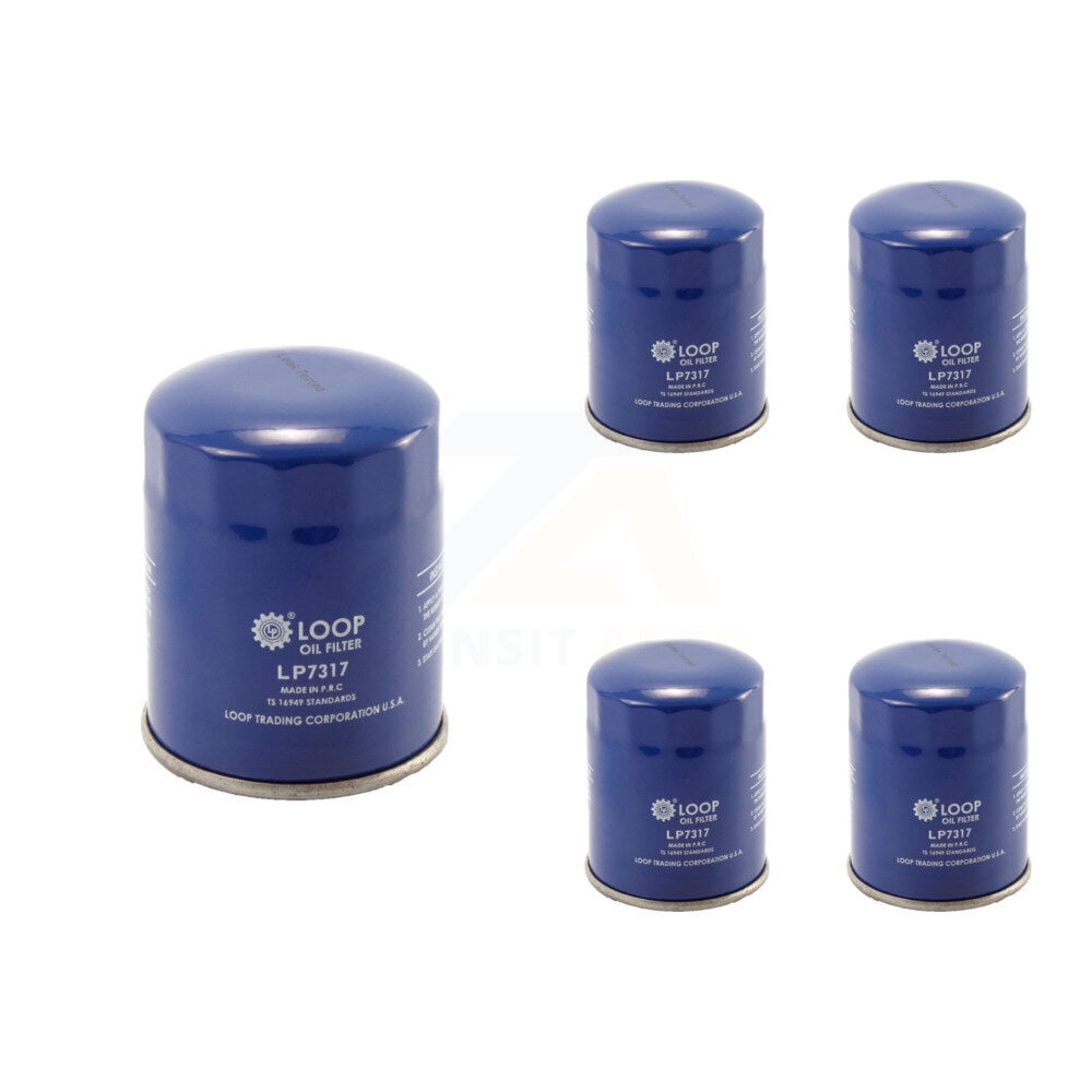 LOOP Engine Oil Filter (5 Pack) for Car Honda Civic CR-V Subaru Acura ...
