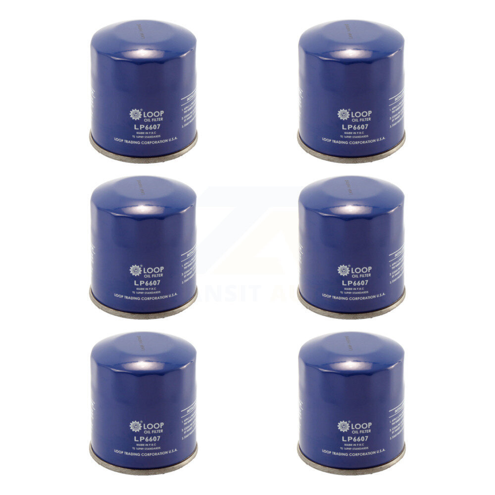 LOOP Engine Oil Filter (6 Pack) for Car Nissan Mazda Rogue 3 CX-5 ...