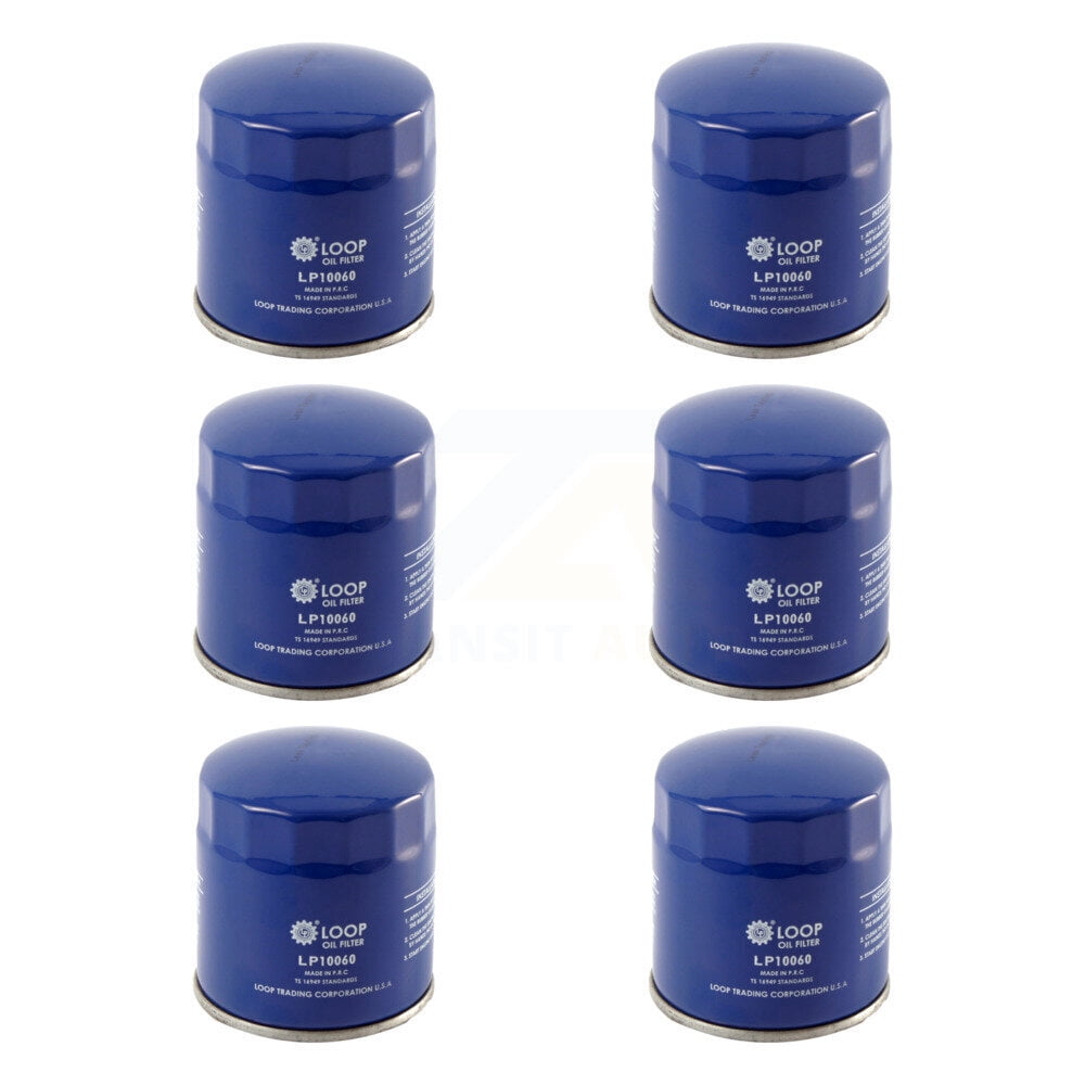 LOOP Engine Oil Filter (6 Pack) for Car Ram Jeep 1500 Chevrolet Dodge ...