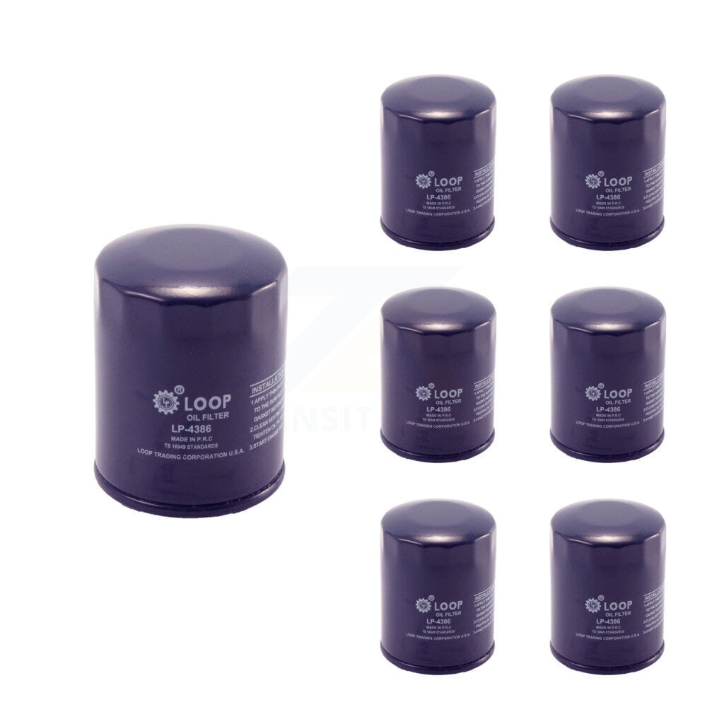 LOOP Engine Oil Filter (7 Pack) for Car Toyota Corolla Camry Matrix ...