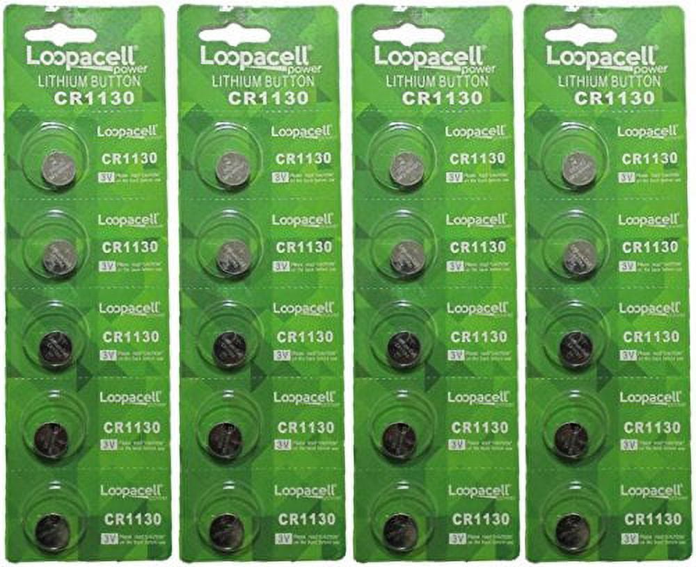LOOPACELL 20 CR1130 Lithium 3 Volt Cell Batteries - Walmart.com