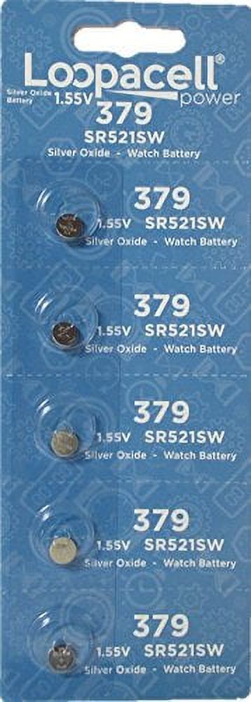 LOOPACELL 379 Button Cell Silver Oxide Sr521sw Watch Battery (1 Pack of ...