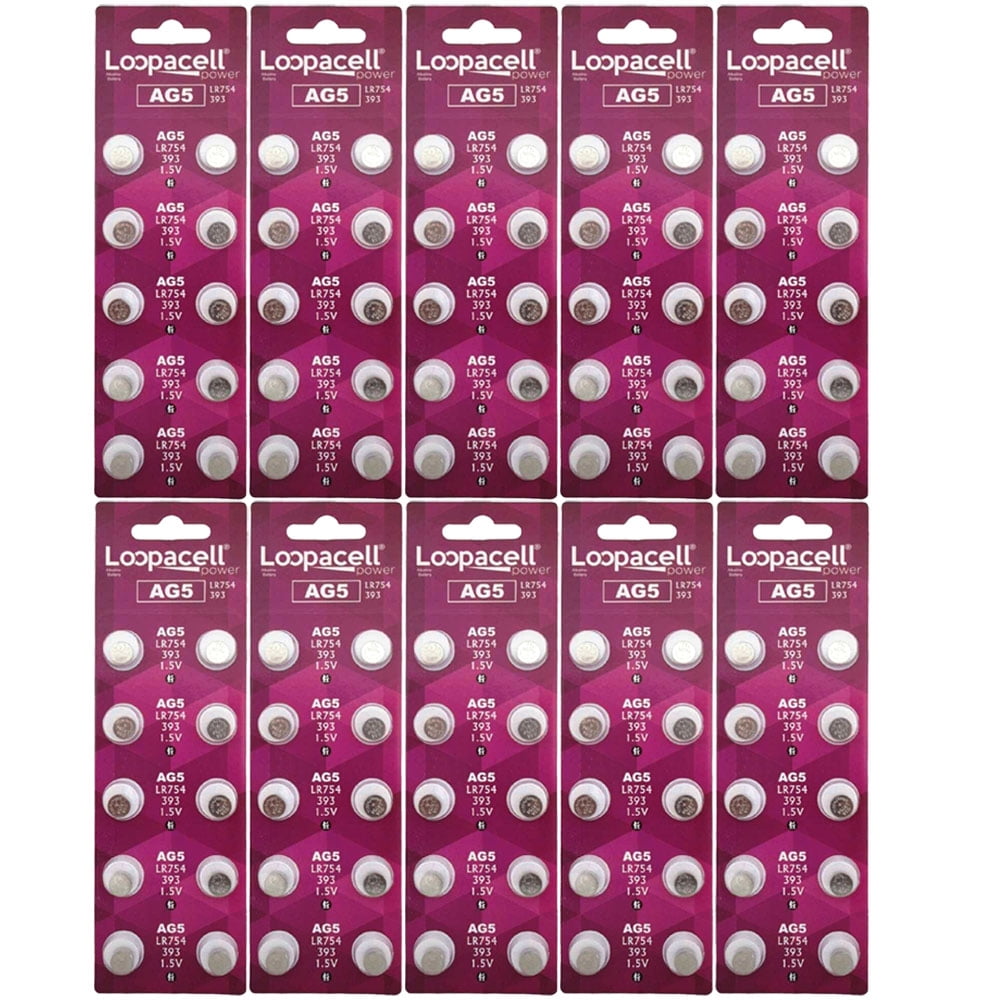 LOOPACELL AG5 LR754 393 309 193 LR48 D309 D393 Alkaline Button Cell ...