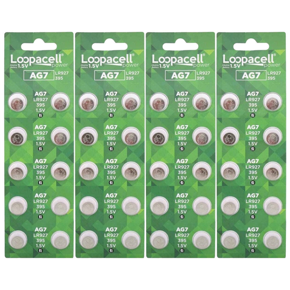 LOOPACELL AG7 LR927 395 395A 926 SR927SW LR57 SR927 Alkaline Button ...