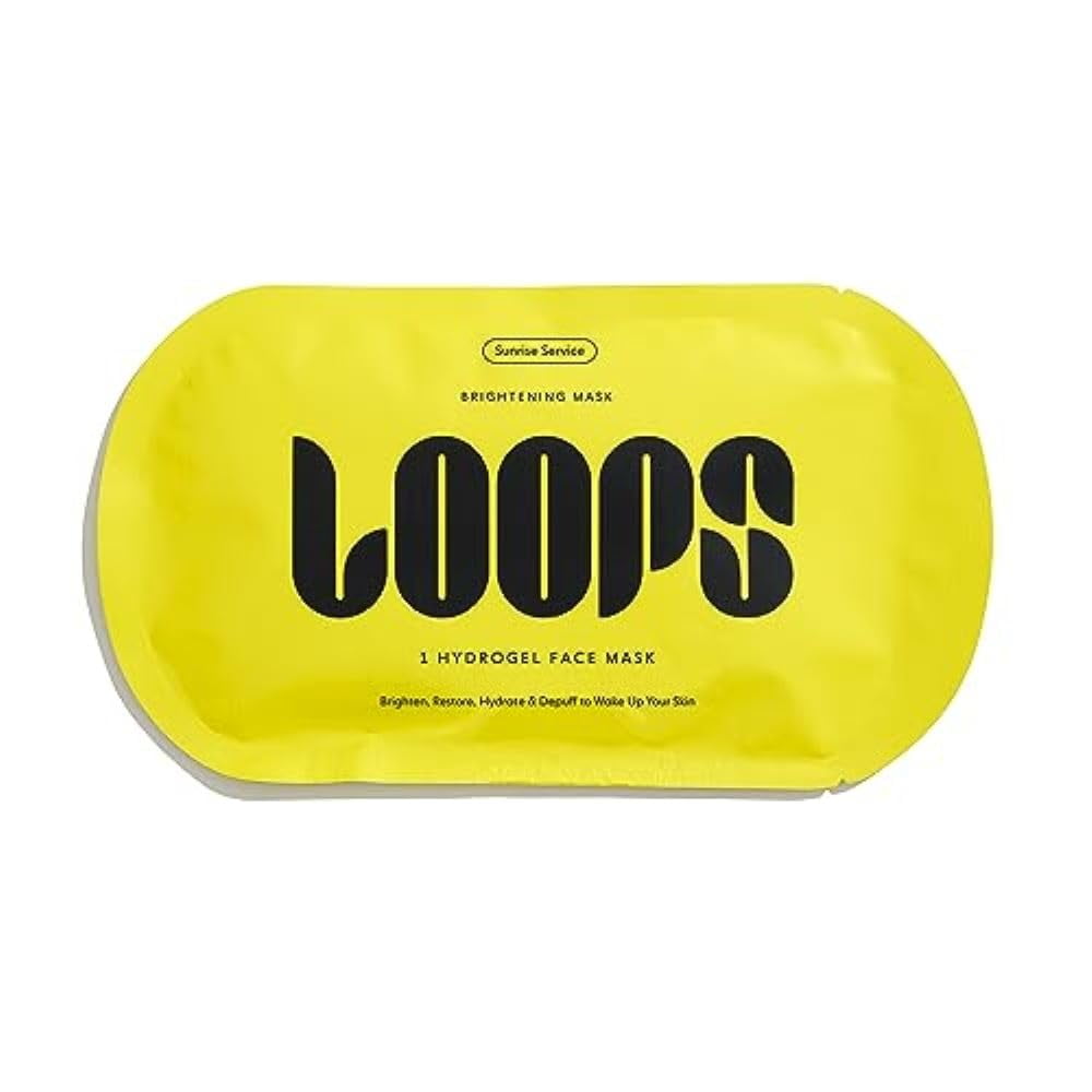 LOOPS SUNRISE SERVICE - Brightening Hydrogel Face Mask - Hydrates ...