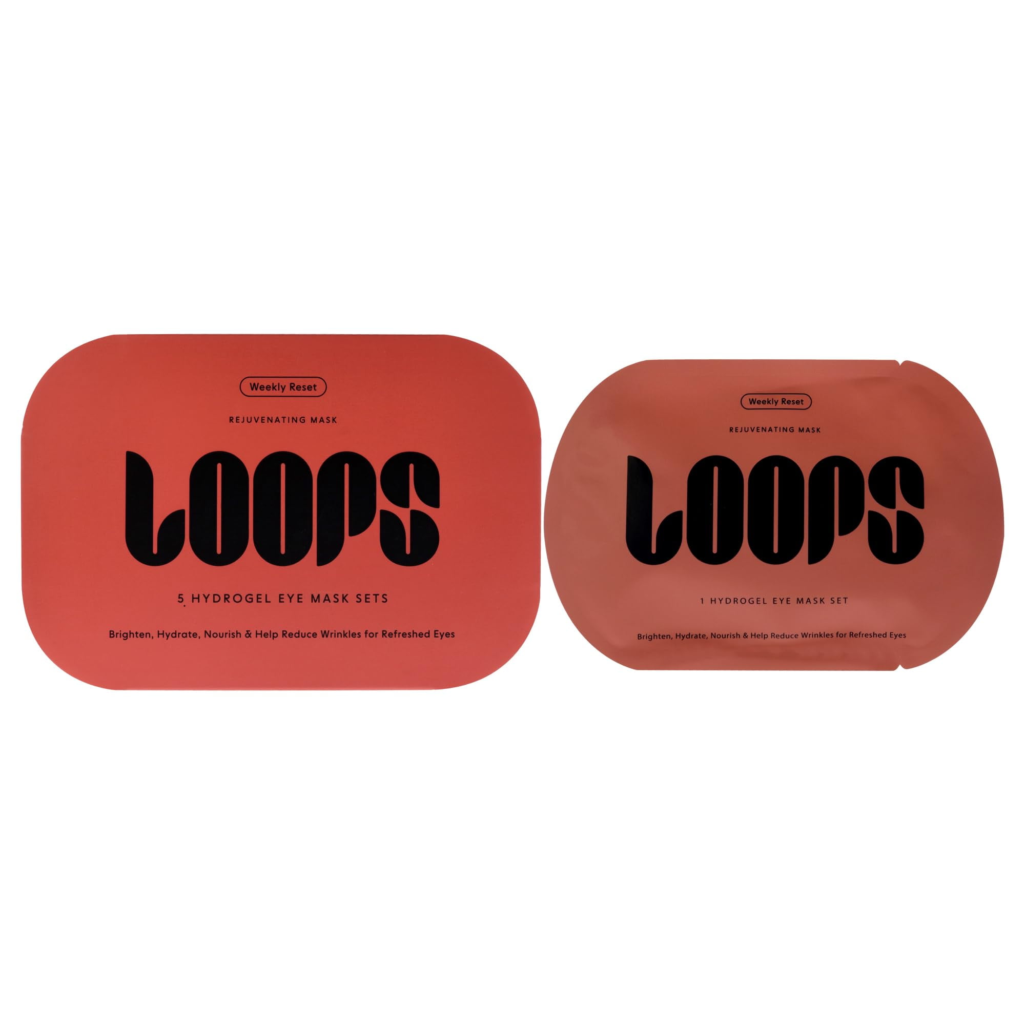 LOOPS WEEKLY RESET - OIF8 Rejuvenating Hydrogel Eye Mask Kit - Hydrate ...