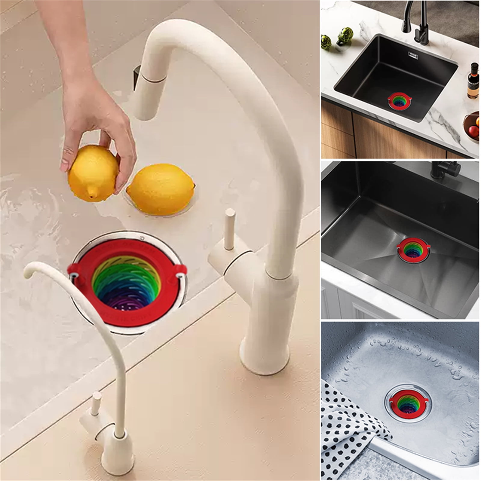 TUOBARR Kitchen Sink Telescopic Filter Floor Drainer Filter Kitchen ...