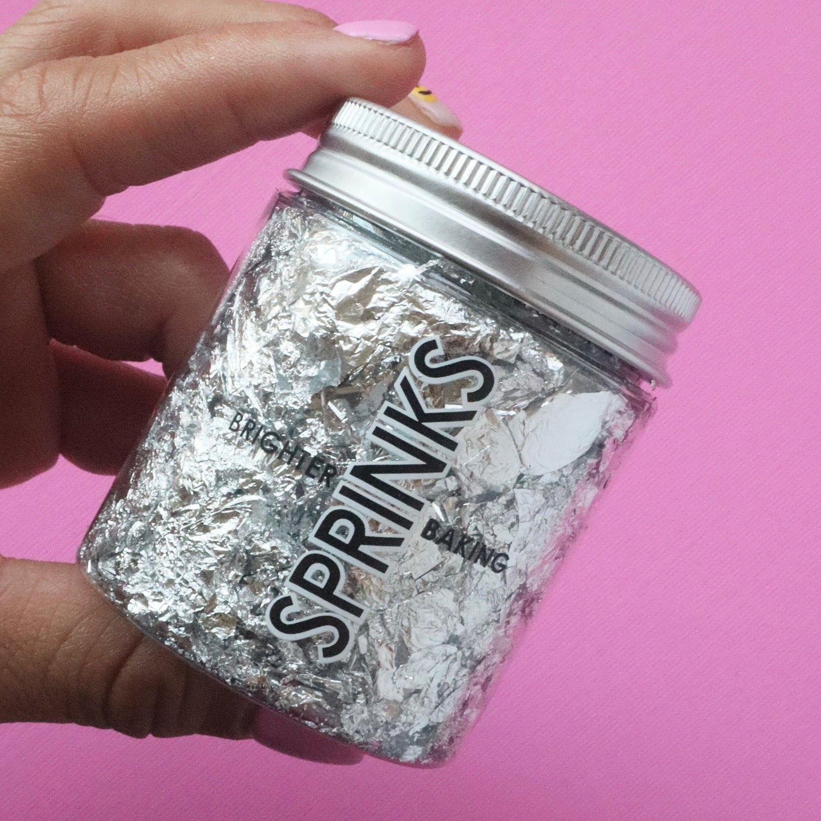 LOOSE SILVER LEAF FLAKES BY SPRINKS - Walmart.com