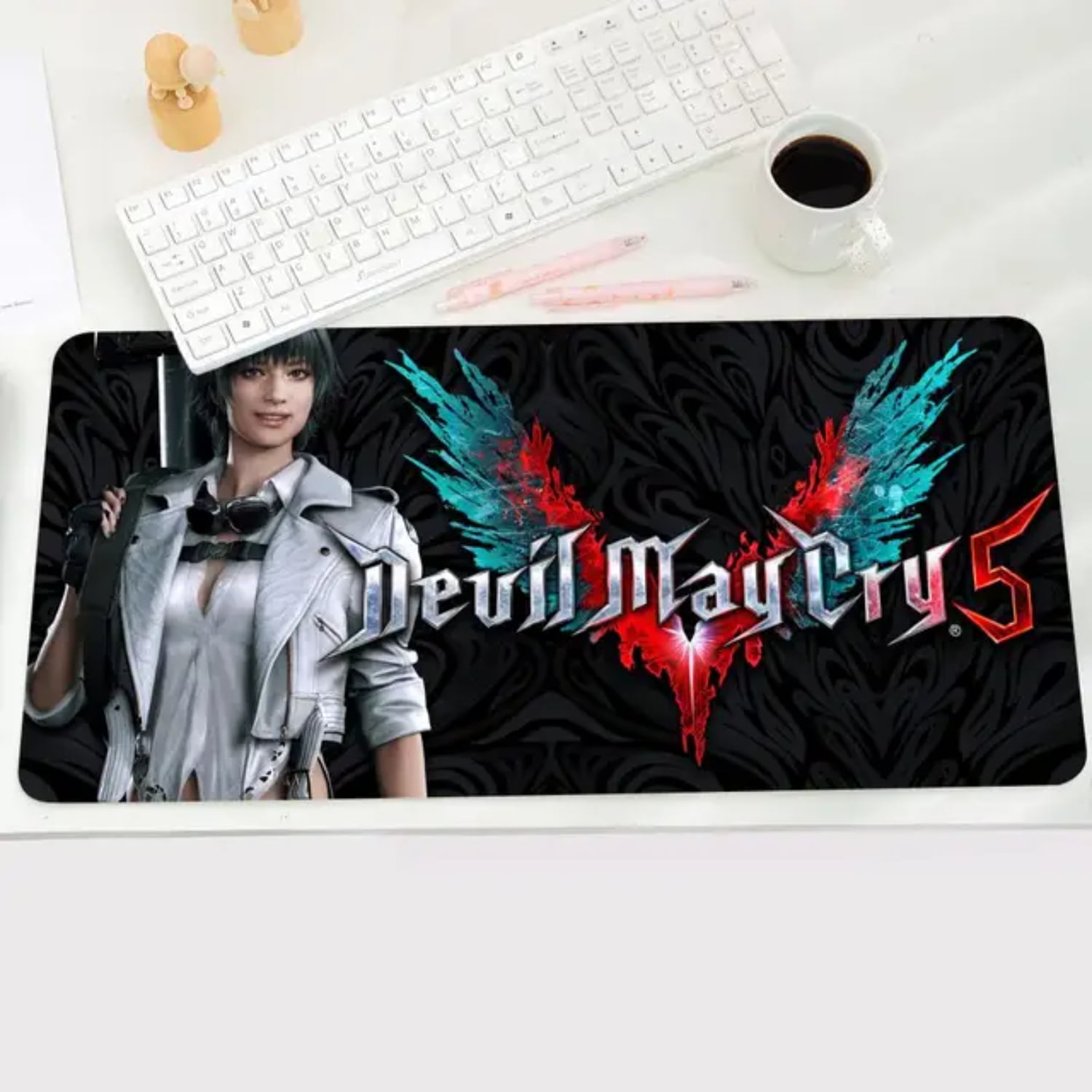 LOPNGLG Devil May Cry Fashion Big Mouse Pad Large Anime Desk Mat Luxury ...