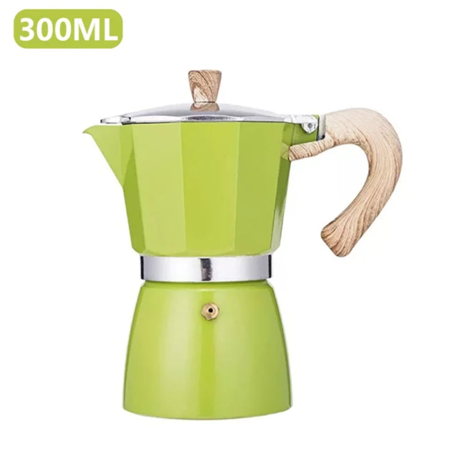 LOPNGLG European Style Aluminum 150/300ML Moka Coffee Maker Pot for ...