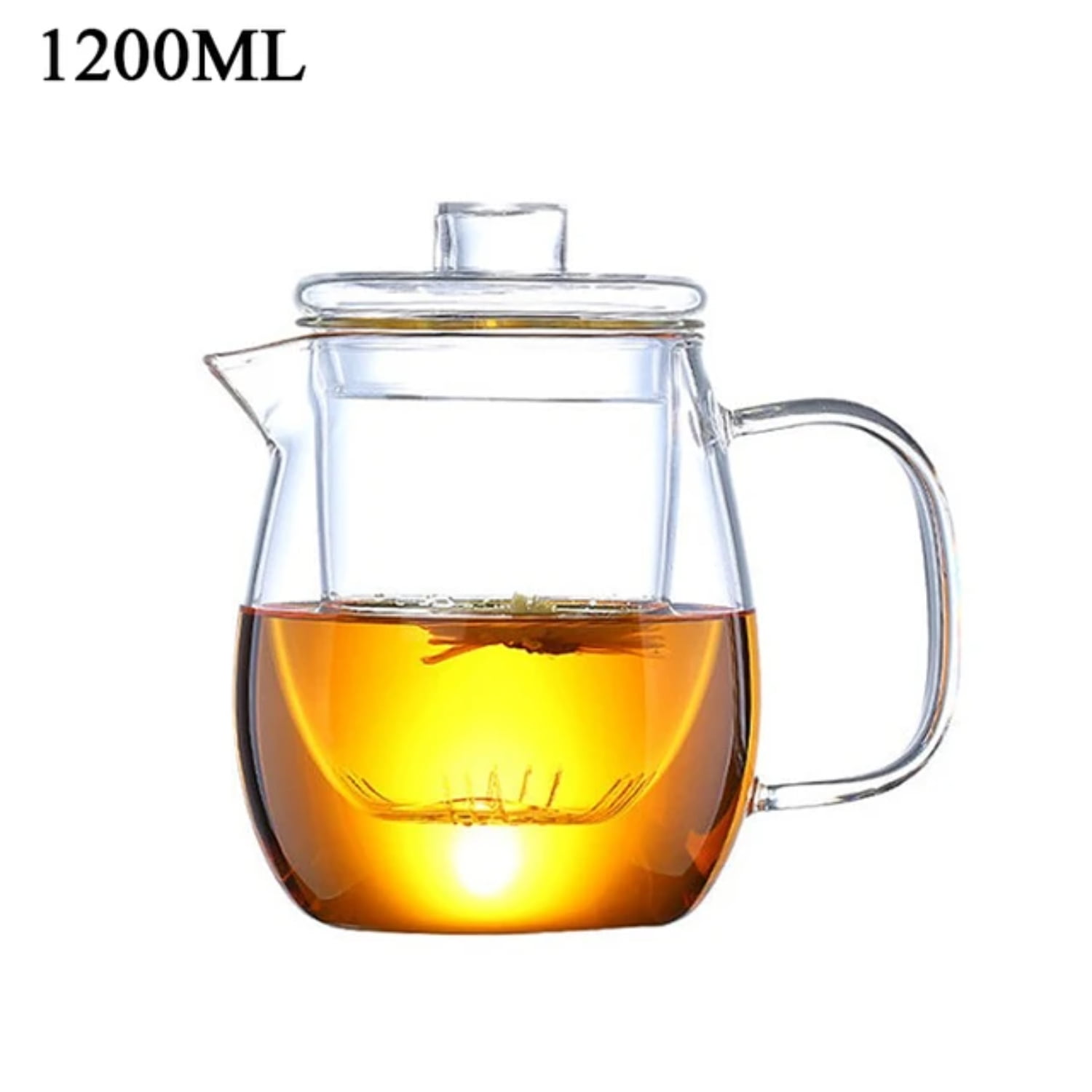 LOPNGLG High Temperature Heat Resistant Household Glass Teapot Stove ...
