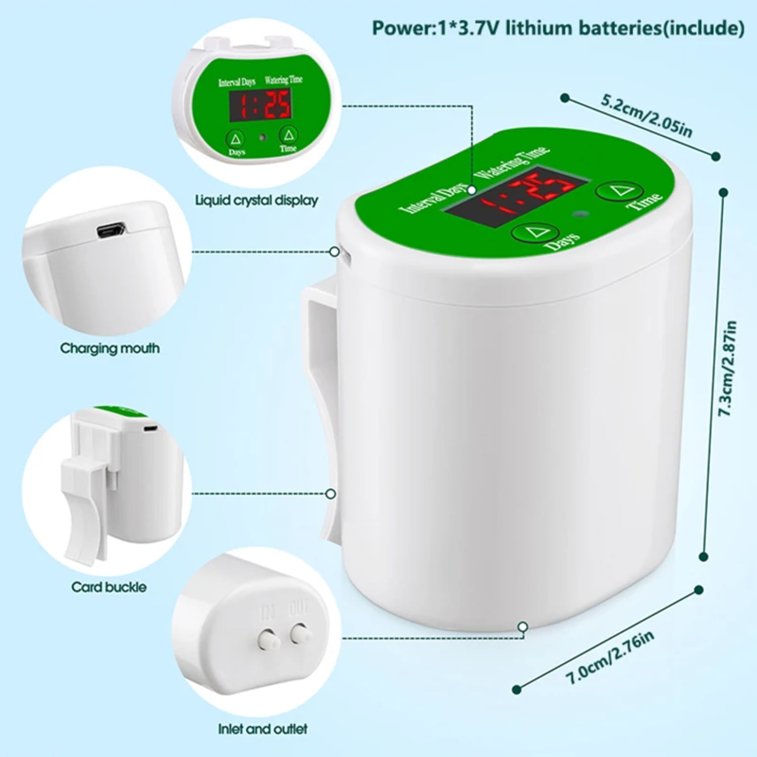 LOPNGLG Smart automatic flower waterer for potted plants convenient and ...