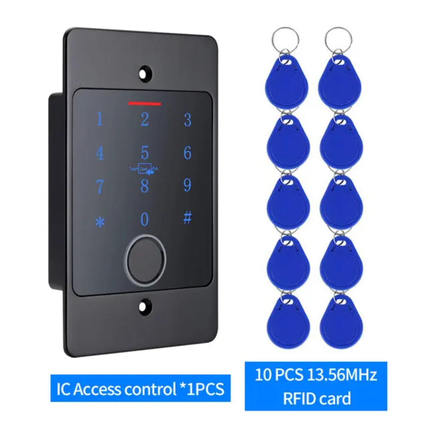 LOPNGLG Ultimate Enhanced Metal Fingerprint Access Control Keypad ...