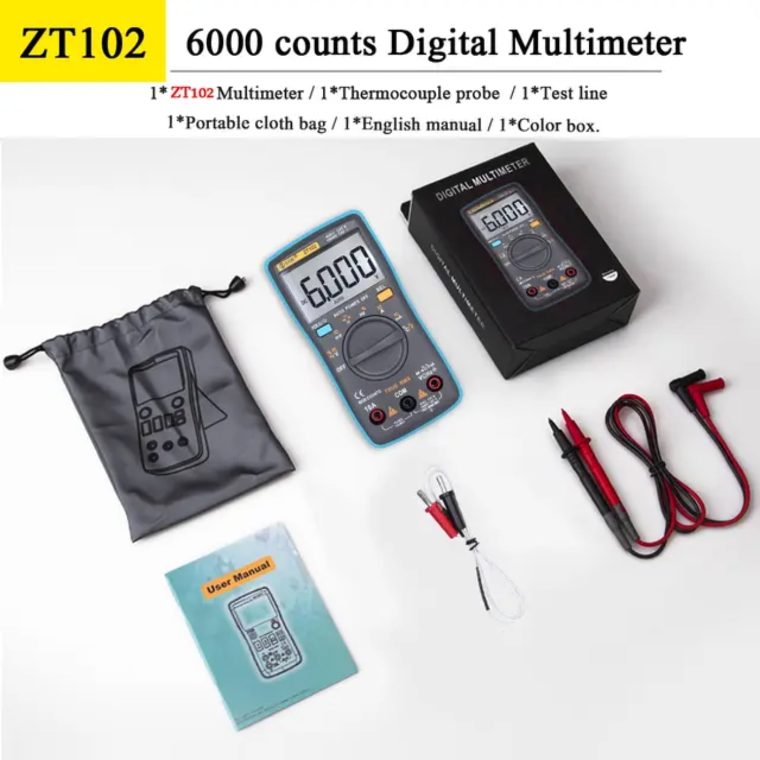 LOPNGLNG Accurate and Reliable Multifunctional Digital Multimeter for ...