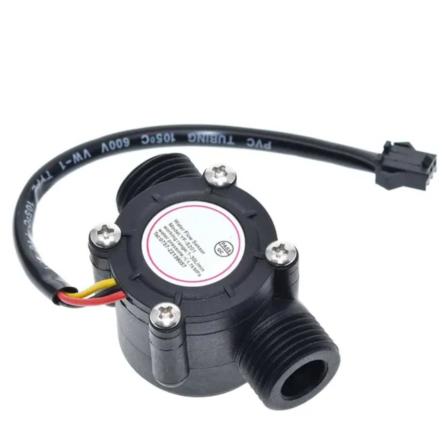 LOPNGLNG Water Flow Sensor DC 5-18V Flowmeter Hall Flow Sensor Water ...