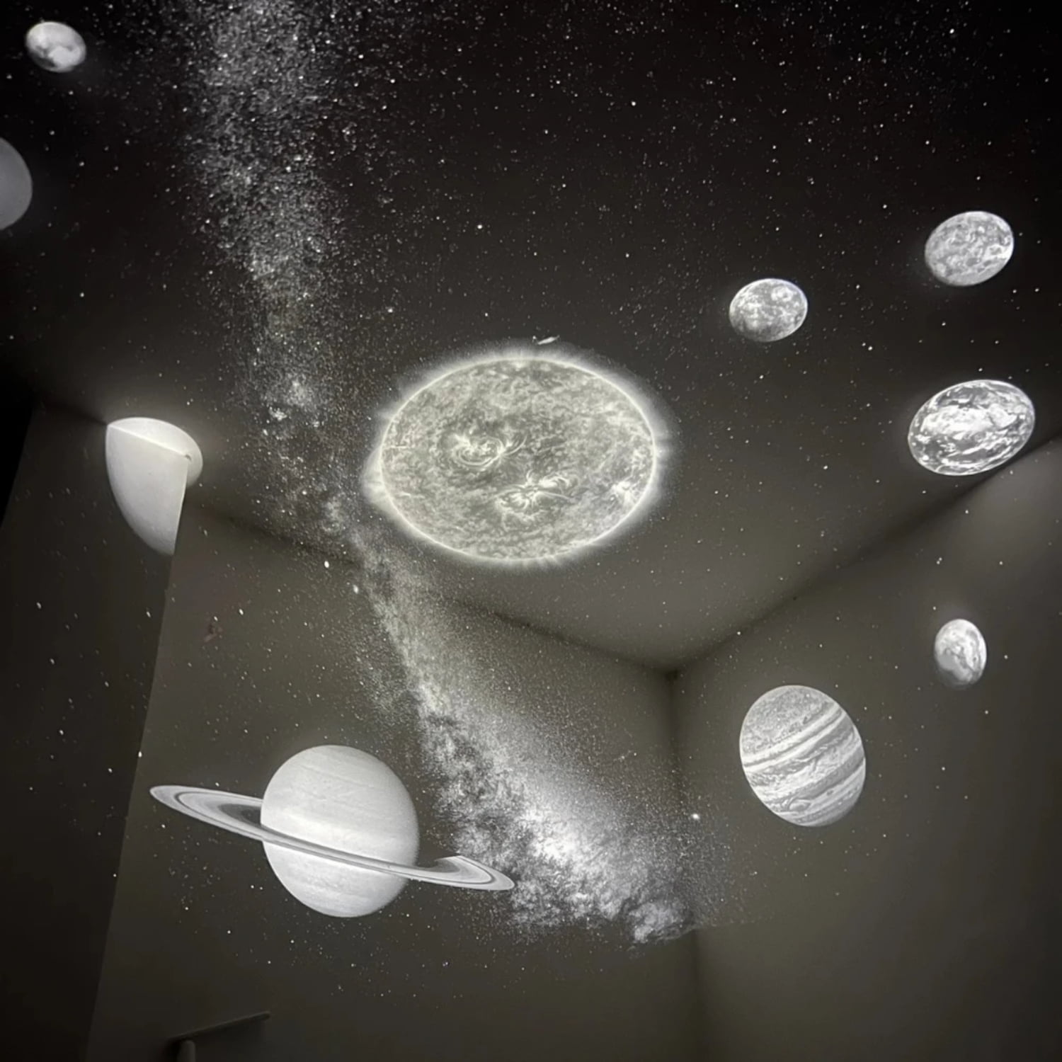 LOPNGLS 8 in 1 Star Projector Night Light UFO Planetarium Projectors ...