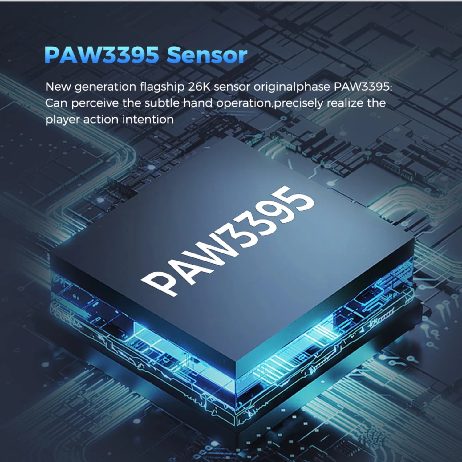 LOPNGLS Aztec PAW3395 Wireless Gaming Mouse 55g Ultra-Light 26000DPI 6 ...