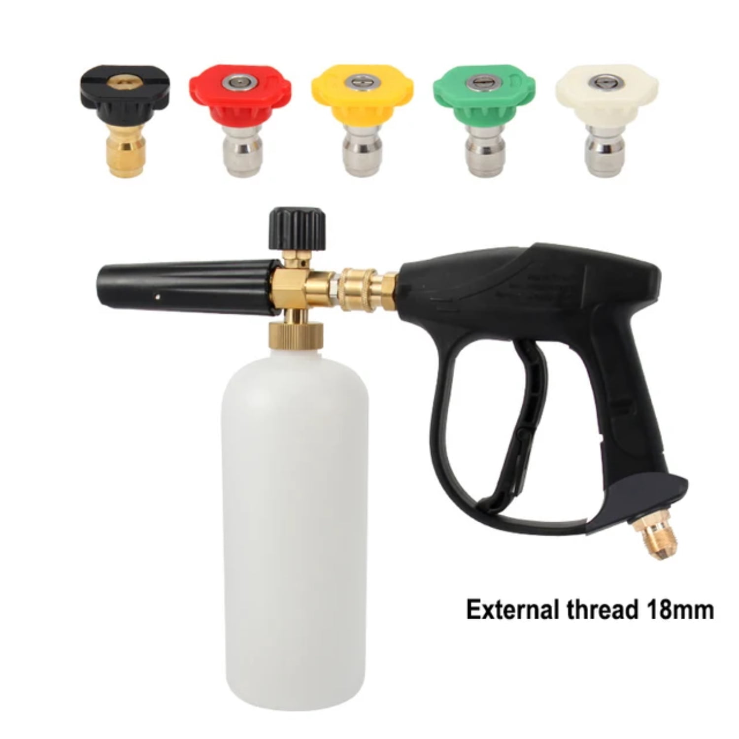 LOPNGLS High Pressure Washer PA Foam Pot 1/4 Quick Plug Spray Gun ...