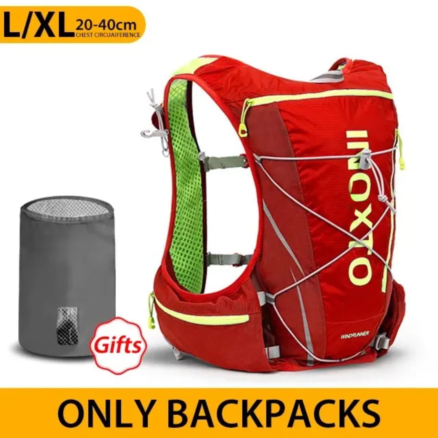LOPNGLS Hydrating and Water Resistant 8L Capacity Running Vest Backpack ...