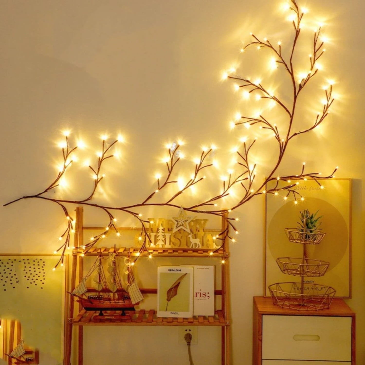 LOPNGLS Luminous and Flexible Willow Vine Wedding Decorations - DIY ...