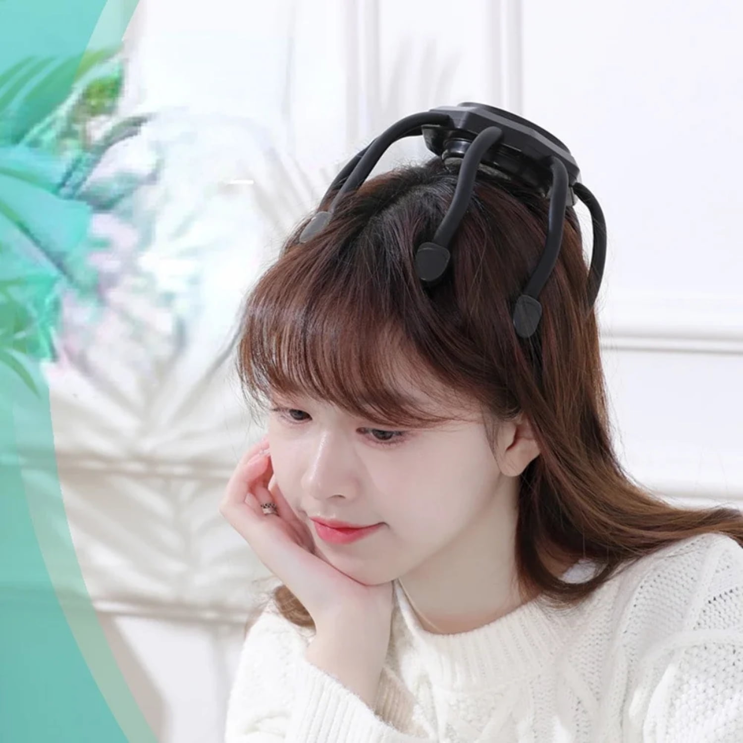 LOPNGLS Massager Octopus Scalp Massage Instrument With Bluetooth Music ...