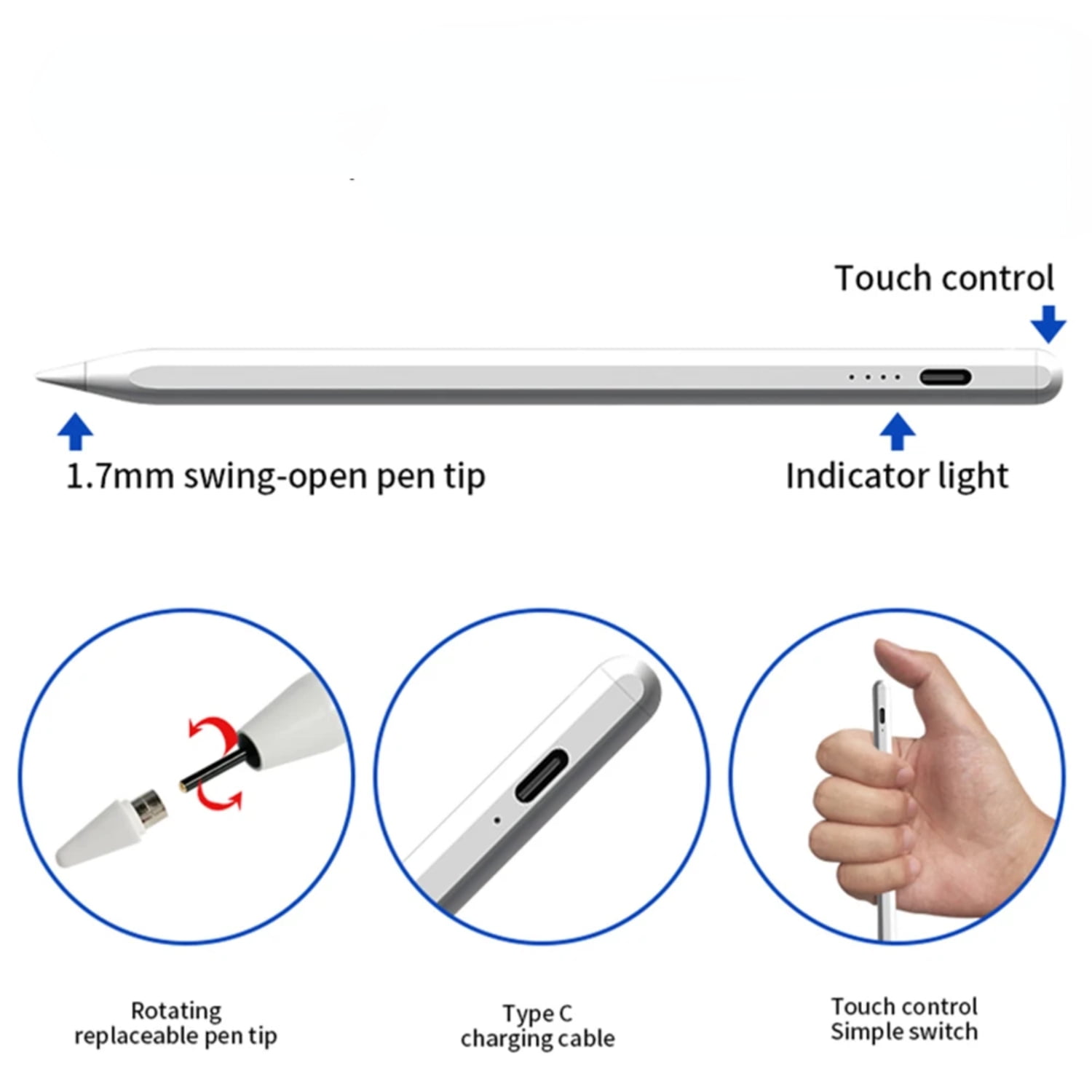 LOPNGLS Original Stylus Pen for Pencil Android Pen for Tablet Phone ...