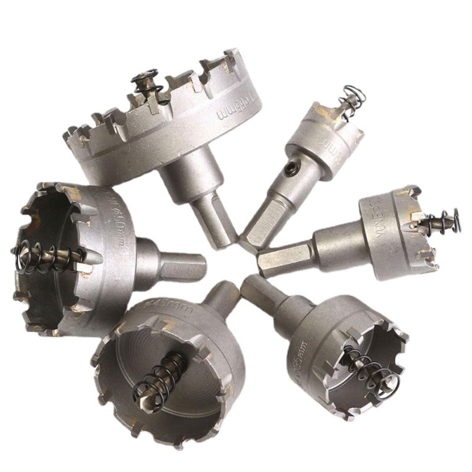 LOPNGLS Premium 6-Piece Adjustable Expandable Tungsten Carbide ...