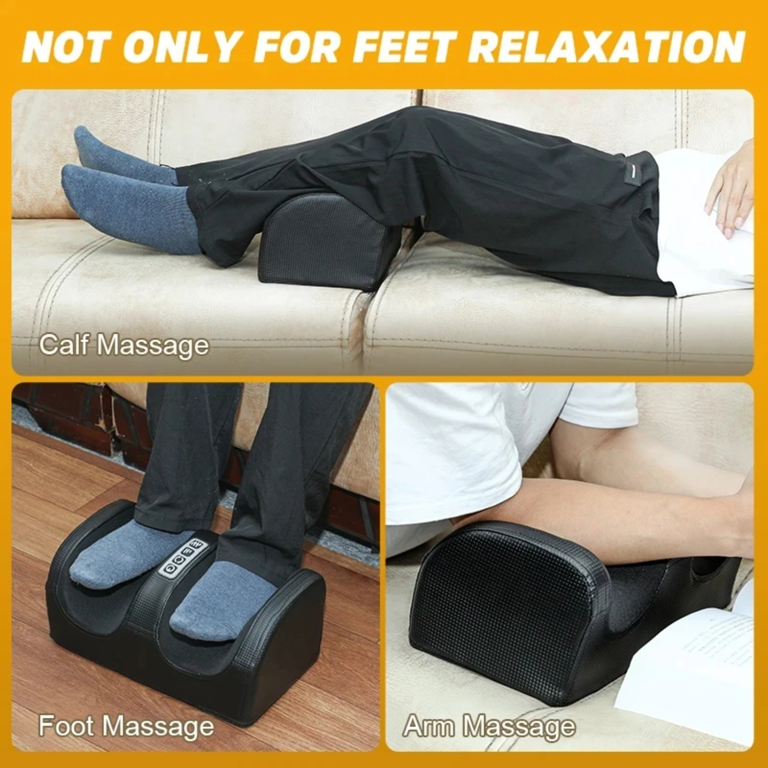 LOPNGLS Relaxing Hot Shiatsu Foot Massager Machine with Remote Control ...