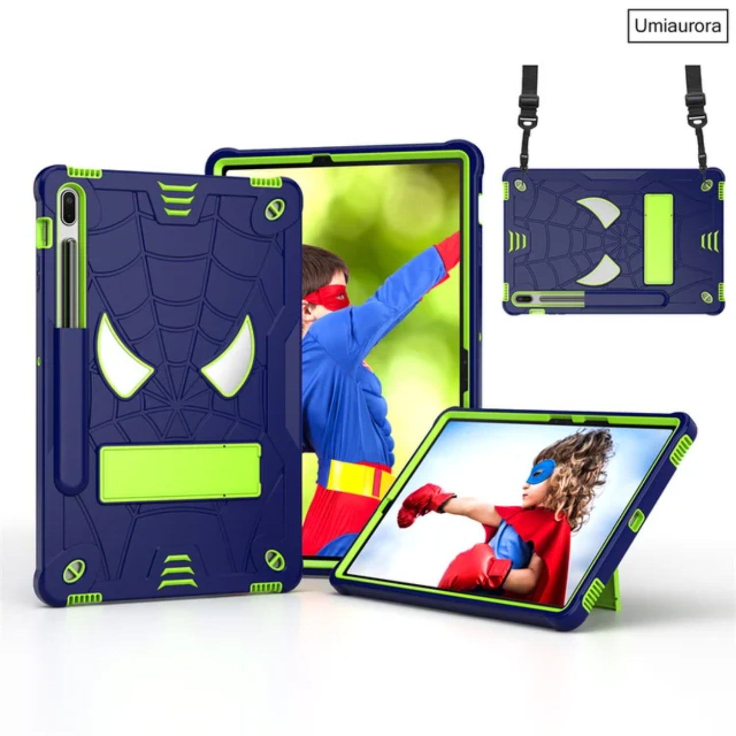 LOPNGLS Shockproof Tablet Cover For Tab S9 FE S7 S8 Plus 12.4 inch SM-X510 SM-X610 SM-X810 Case ...